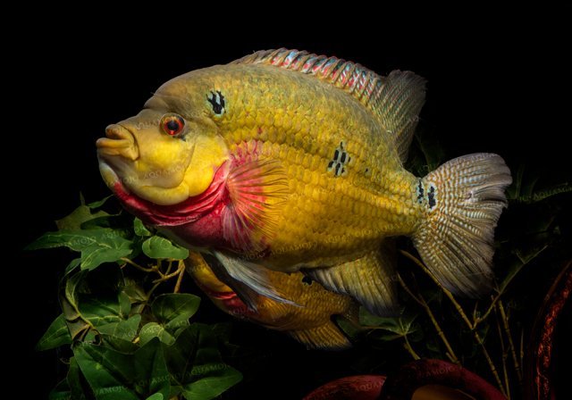 Today in the Fishroom ~ Amphilophus trimaculatus | MonsterFishKeepers.com
